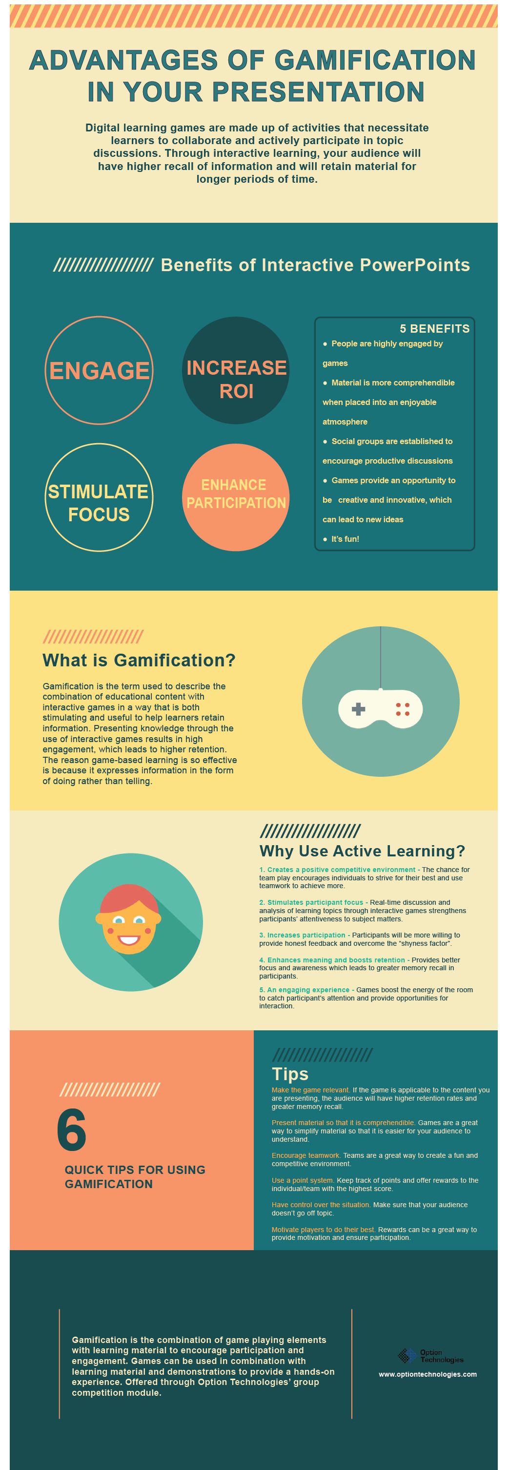 Advantages of Gamification in Your Presentation (Infographic)