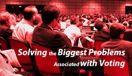 Solving the Biggest Problems Associated with Voting In Public Meetings